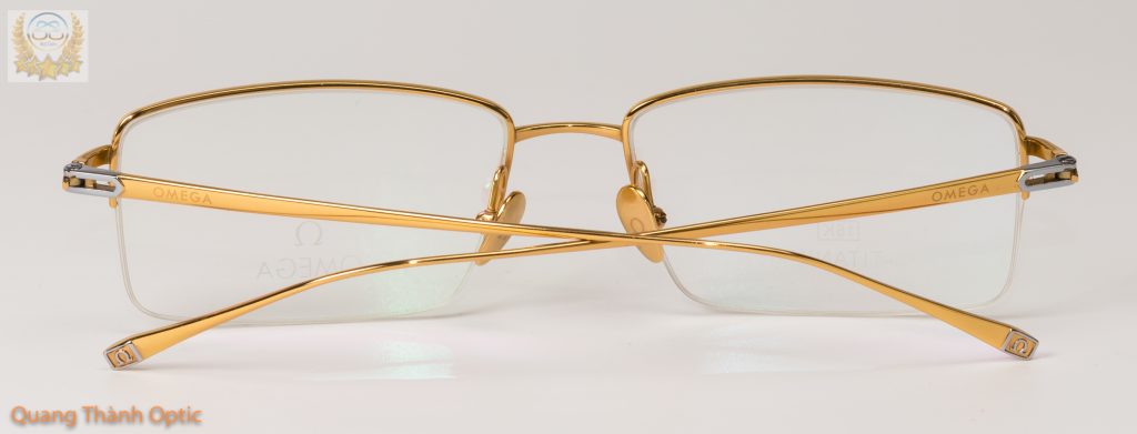 Gọng kính Omega 511629 chất liệu Titanium mạ vàng 18k - Kính mắt Quang ...