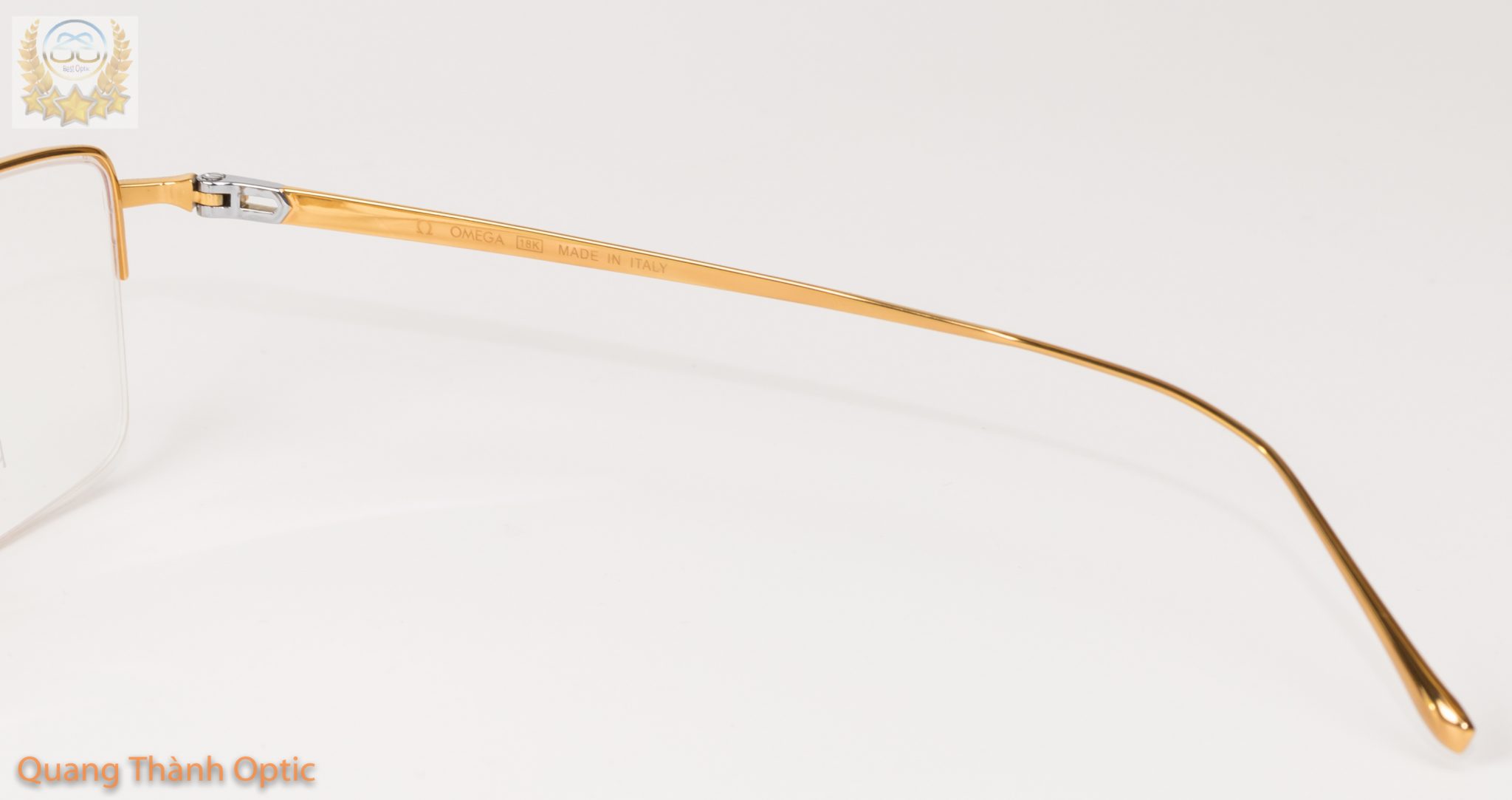Gọng kính Omega 511629 chất liệu Titanium mạ vàng 18k - Kính mắt Quang ...