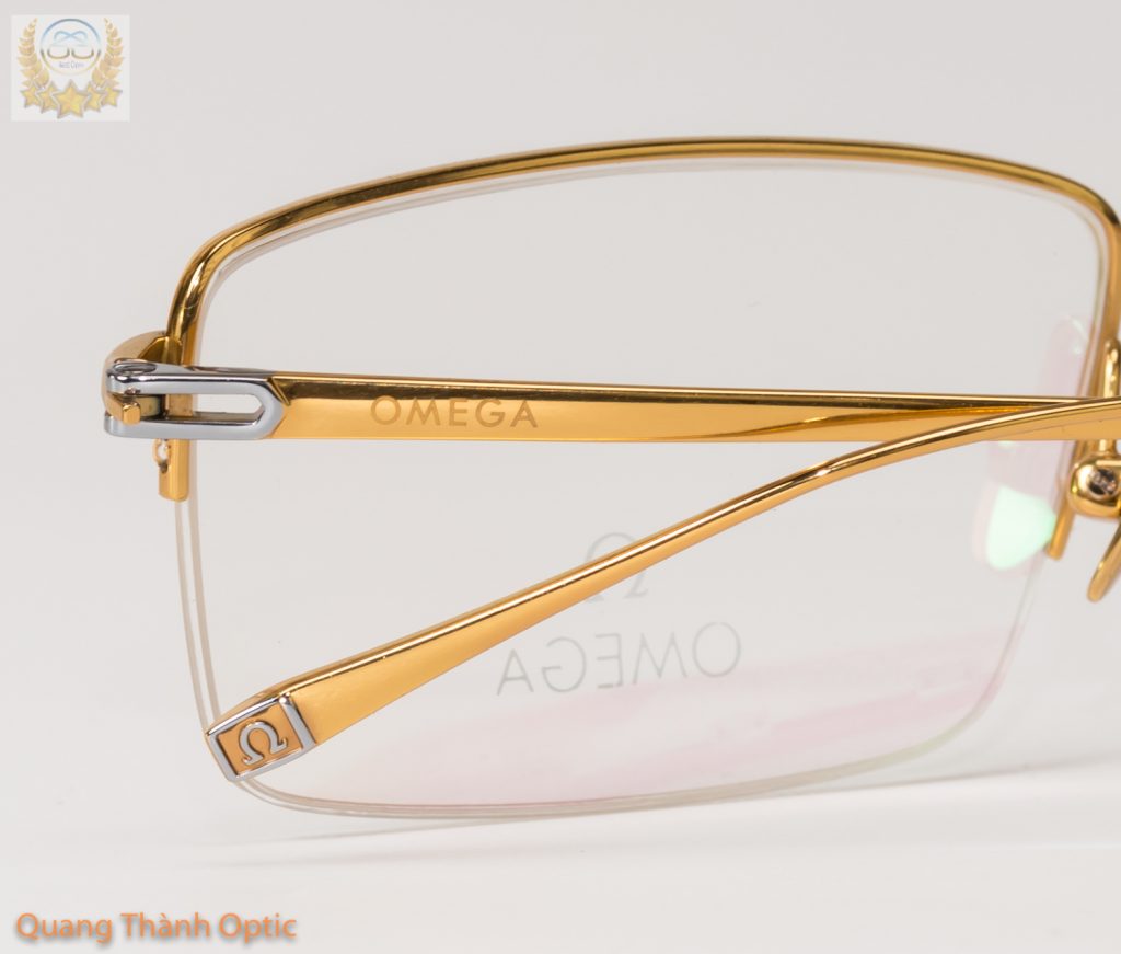 Gọng kính Omega 511629 chất liệu Titanium mạ vàng 18k - Kính mắt Quang ...