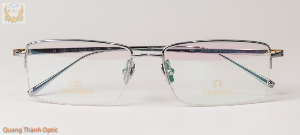 Gọng kính Omega 511629 chất liệu Titanium mạ vàng 18k - Kính mắt Quang ...