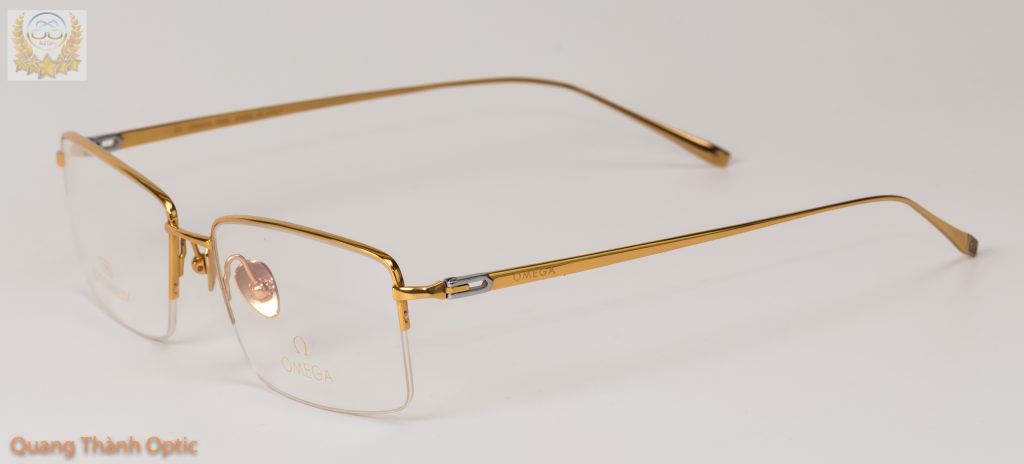 Gọng kính Omega 511629 chất liệu Titanium mạ vàng 18k - Kính mắt Quang ...